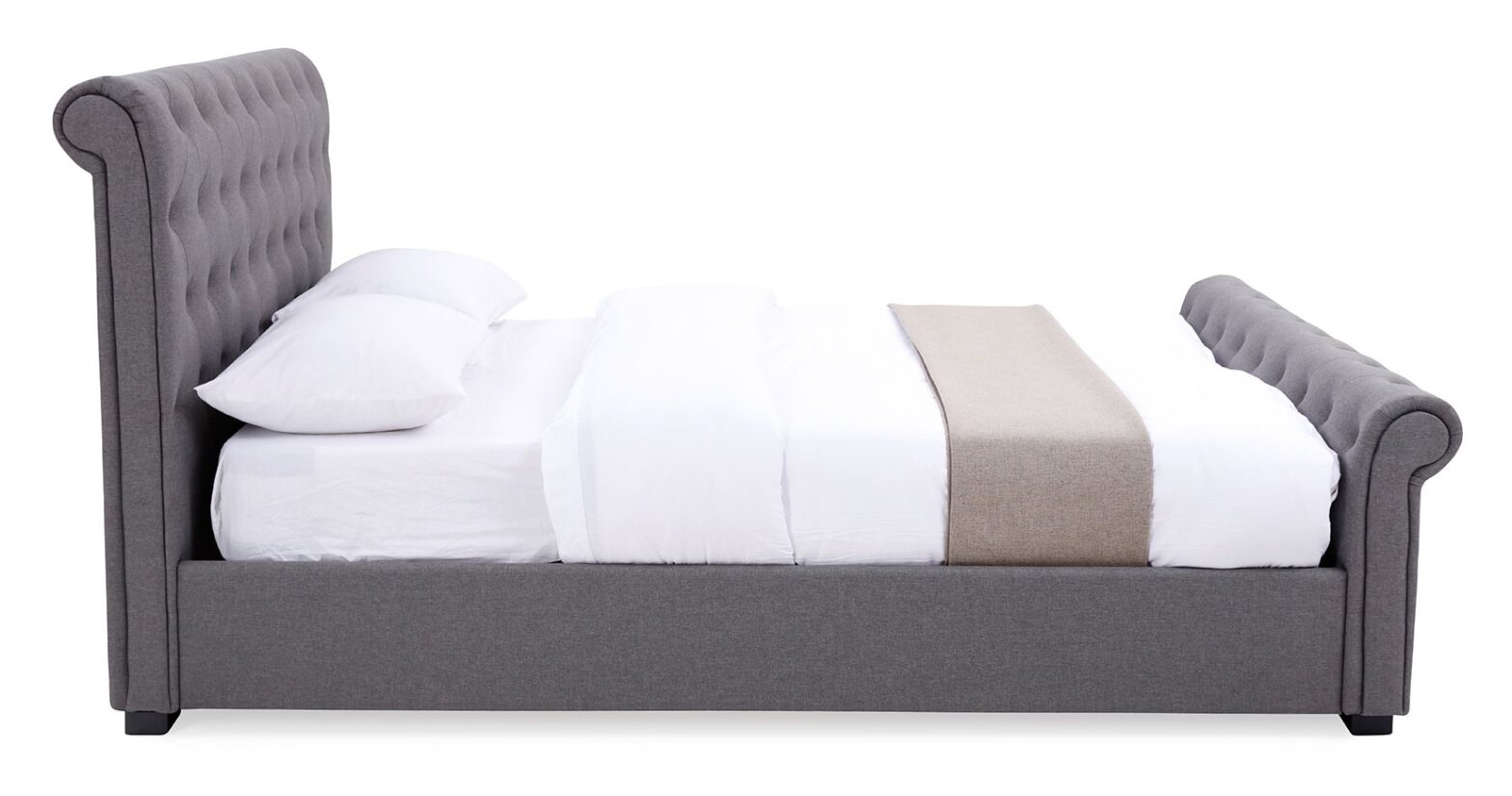 Apley Lucille Scroll Double Bed - Apley Beds