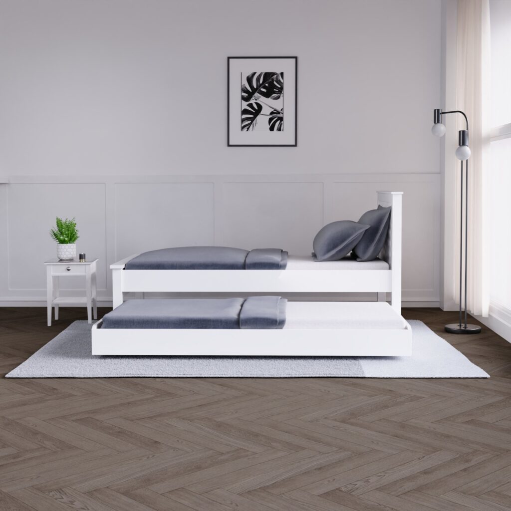 Painted Chevron Guest Bed - Apley Beds