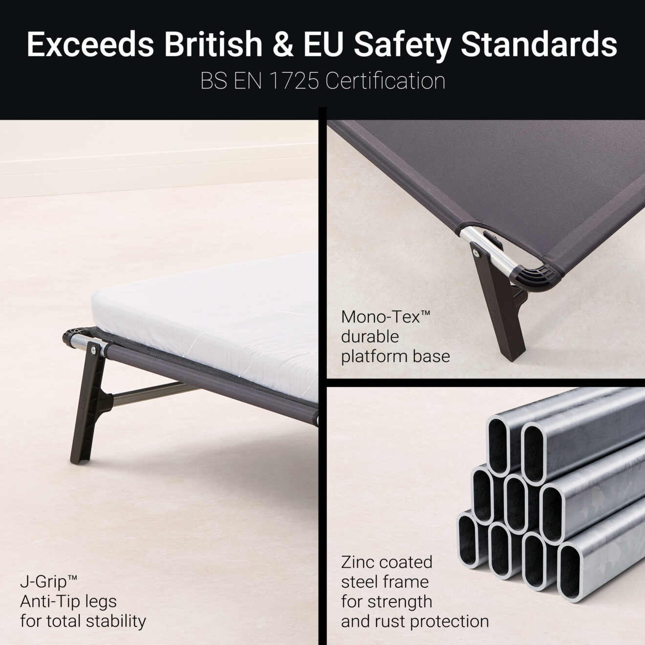HE70 Hideaway Folding Bed with e-Fibre™ Mattress - Apley Beds