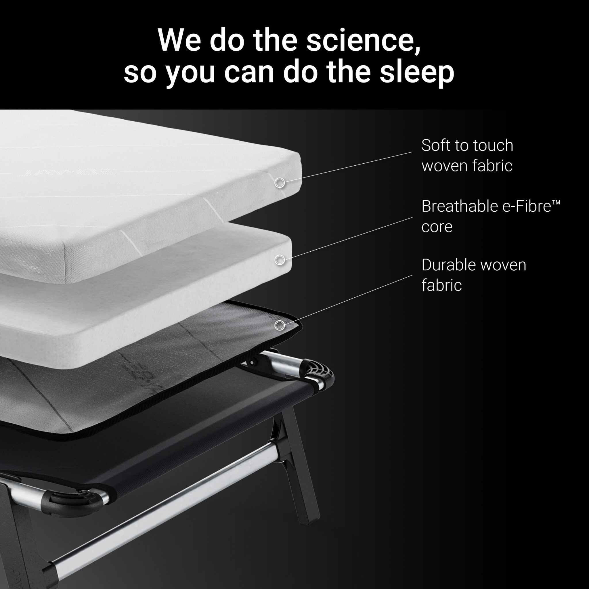 HE70 Hideaway Folding Bed with e-Fibre™ Mattress - Apley Beds