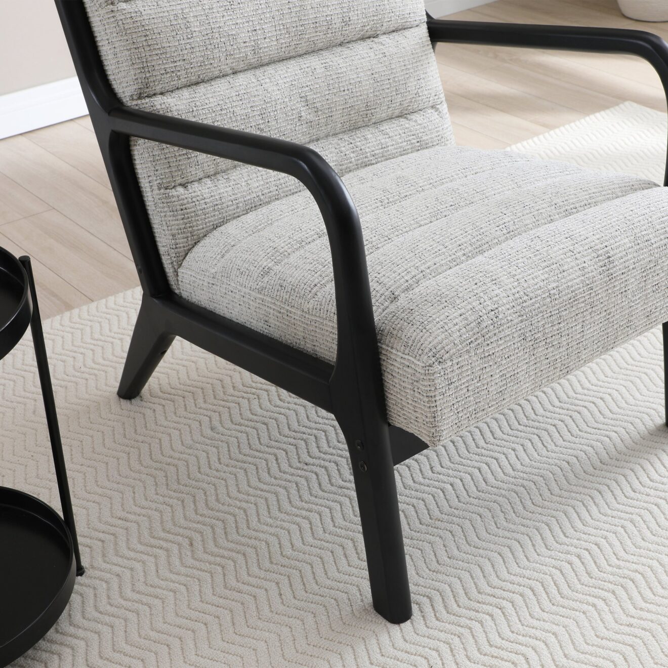 Inca Lounge Chair - Black Frame - Apley Beds